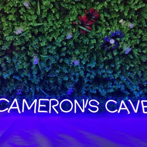 Custom Man Cave Neon Sign, Personalized Gift for Father Boyfriend ...