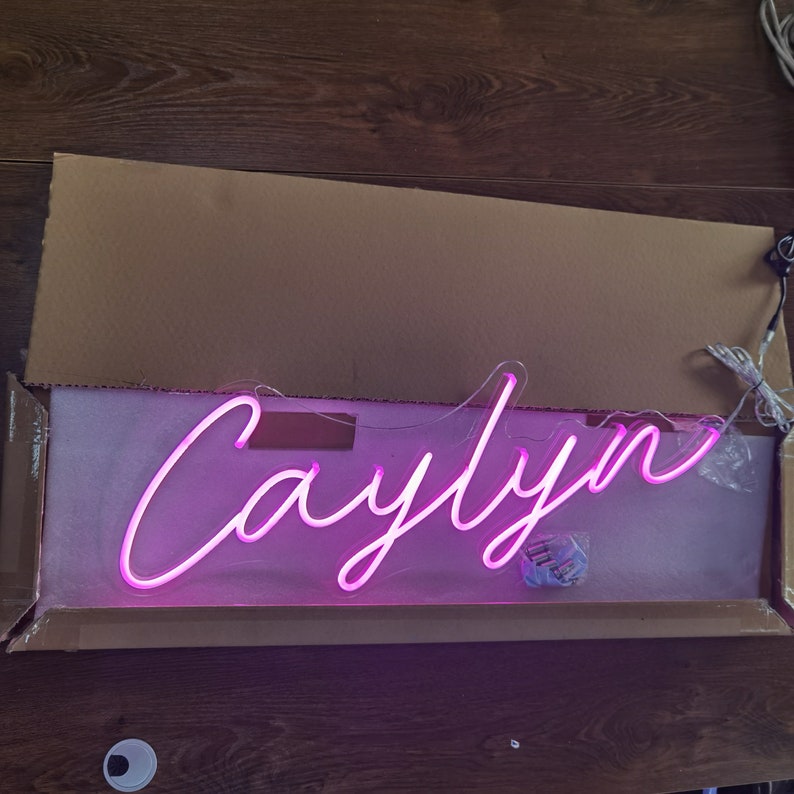 Custtom Neon Sign Personalized Name Logo LED Neon Light Sign | Etsy