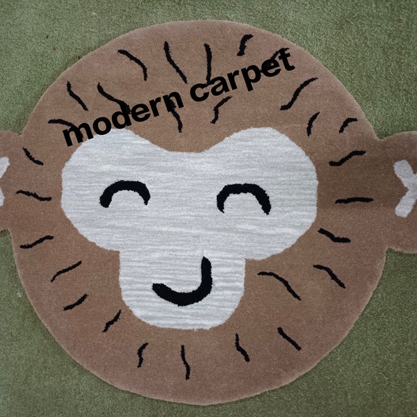 Monkey Rug - Etsy