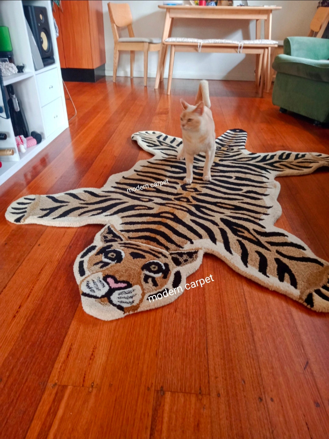 Tibetan Tiger Rugs Handmade Tufted for Living Room Bedroom Kid Room ...