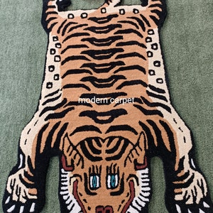 Tibetan Tiger Rug 3x5 Feet Creative Pattern Carpet for Living - Etsy