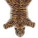 Tiger Mat Hand Tufted Tiger Skin Wool Carpet Home Decorative - Etsy