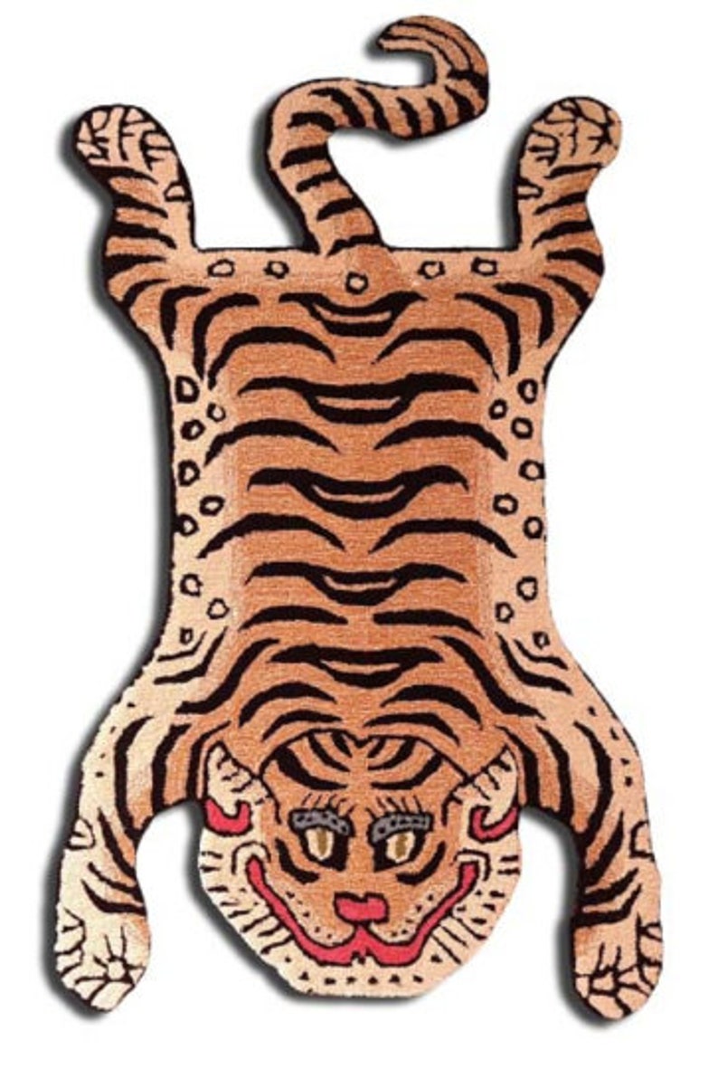 Tibetan Tiger Rug Handicraft Nepal Meditation Rug Modern - Etsy