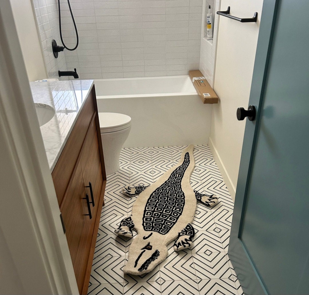 Crocodile Rugs Handmade Tufted for Living Room Bedroom Kid Room ...