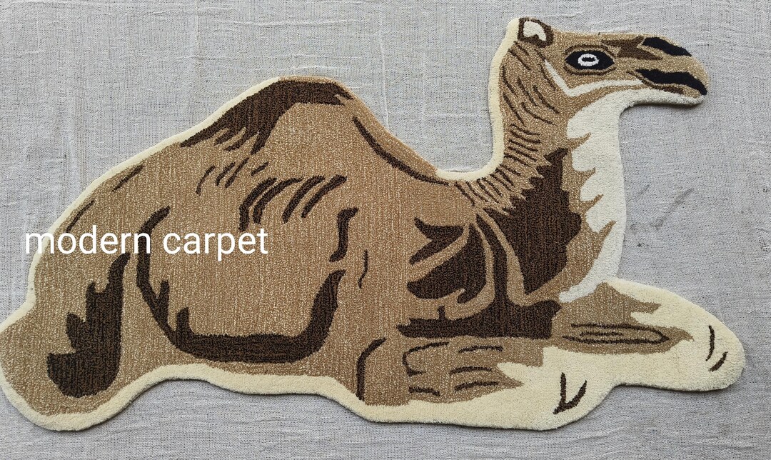 Camel Rugs Handmade Tufted for Living Room Bedroom Kid Room Available ...