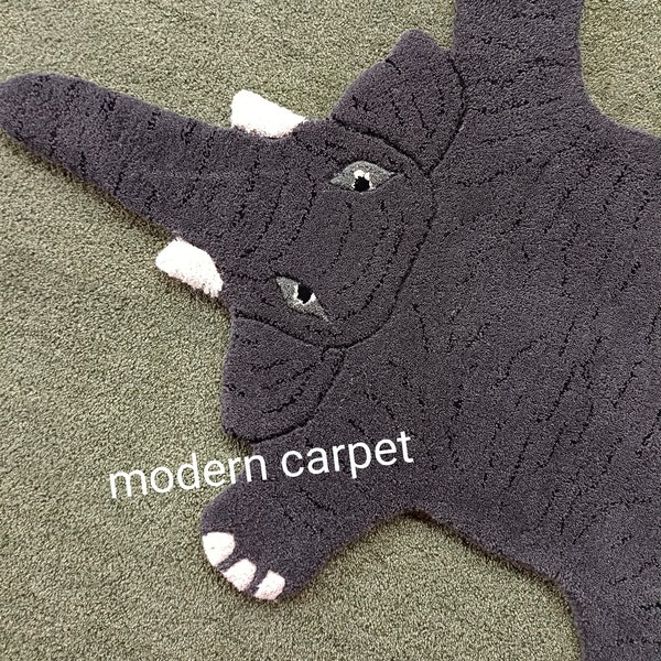 Elephant Rug - Etsy