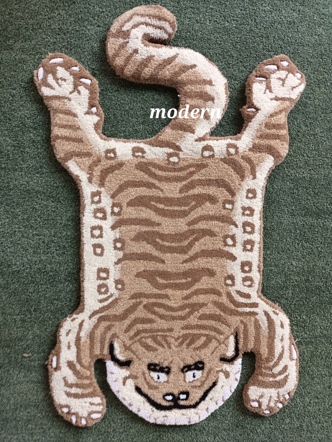 Tibetan Tiger Skin Rug 2x3feet Creative Pattern Carpet for - Etsy