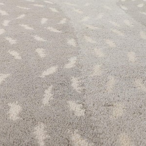 Antelope Grey Area Rug Handmade Animal Print Hand Tufted 100% - Etsy