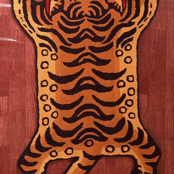 Tiger Rug - Etsy