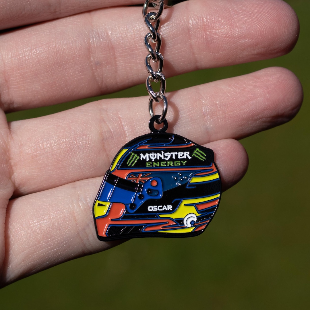 Oscar Piastri 2025 Helmet Enamel Keychain - Etsy