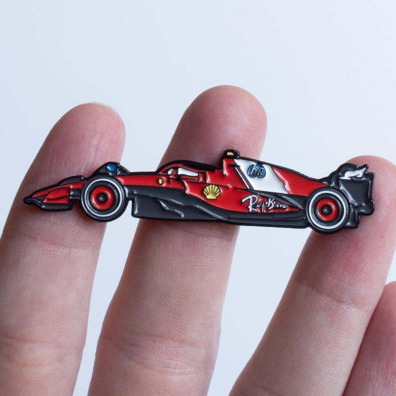 Formula One Ferrari Pin - Etsy
