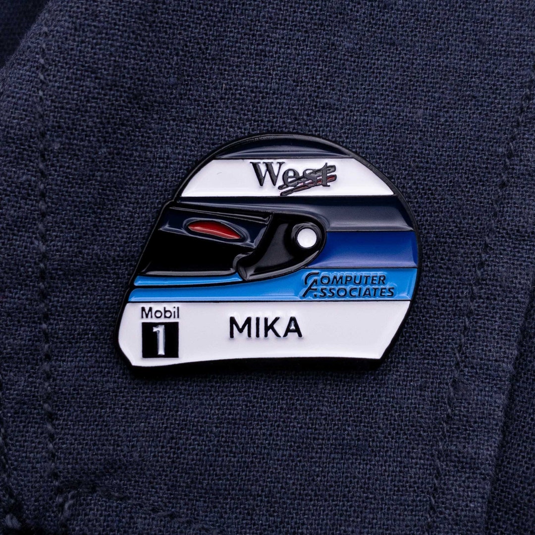 Mika Hakkinen 1998 Helmet Enamel Pin - Etsy