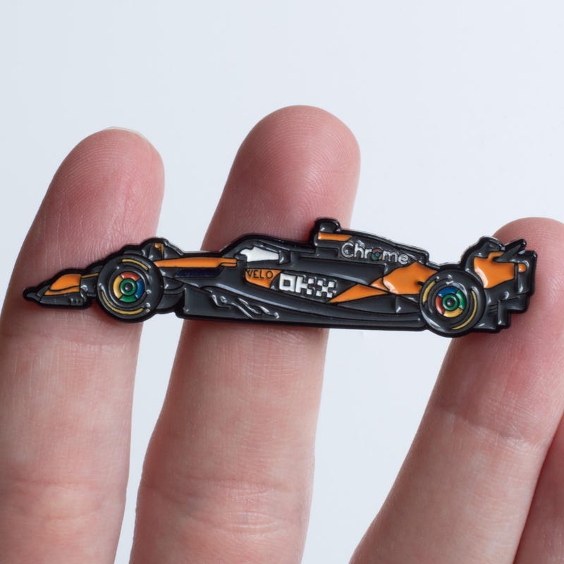 F1 Car Pin Badge - Etsy