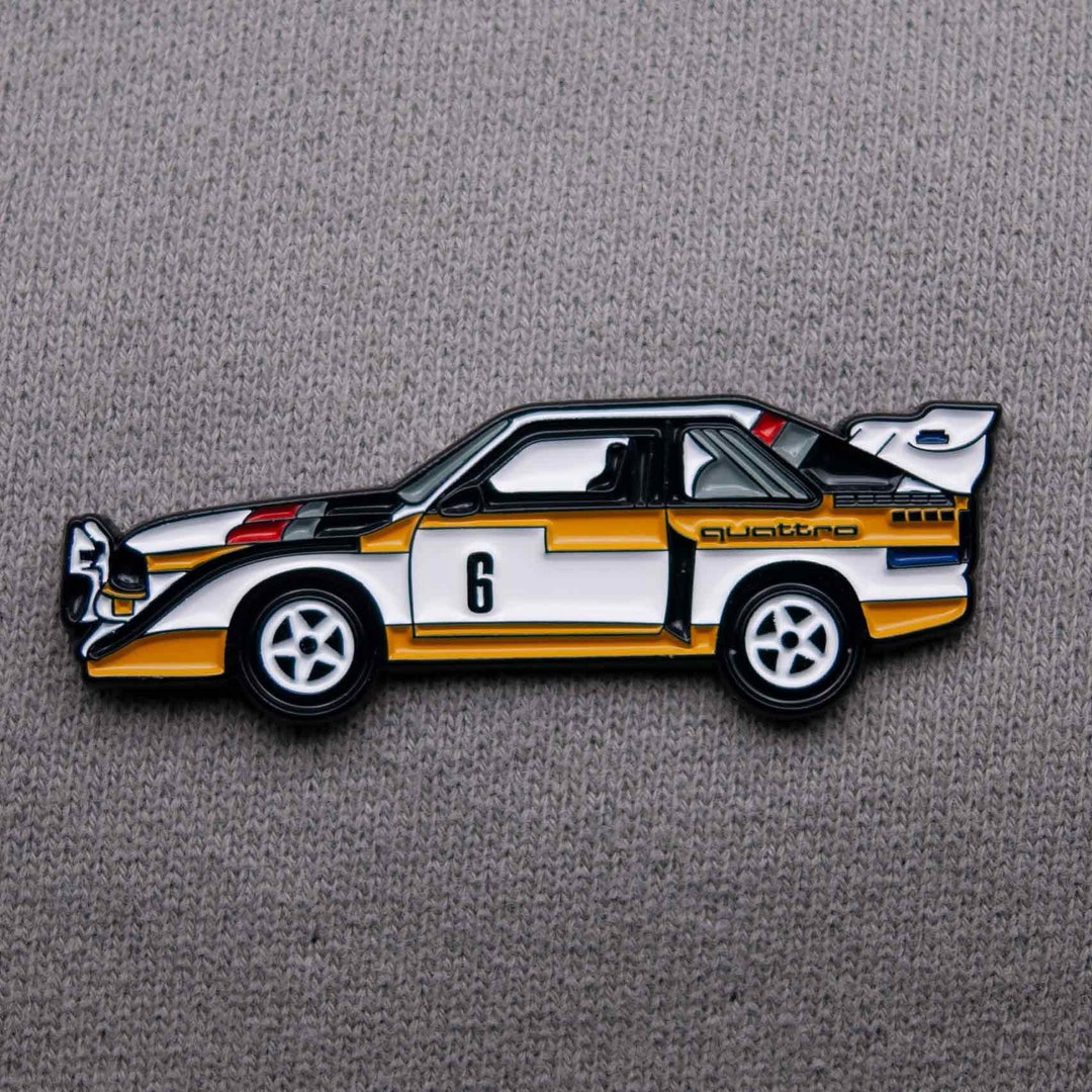 Audi Sport Quattro S1 E2 Rally Car Enamel Pin - Etsy