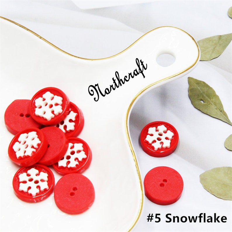 Christmas Resin Button Cabochons: Holiday Embellishments (20mm) - Etsy