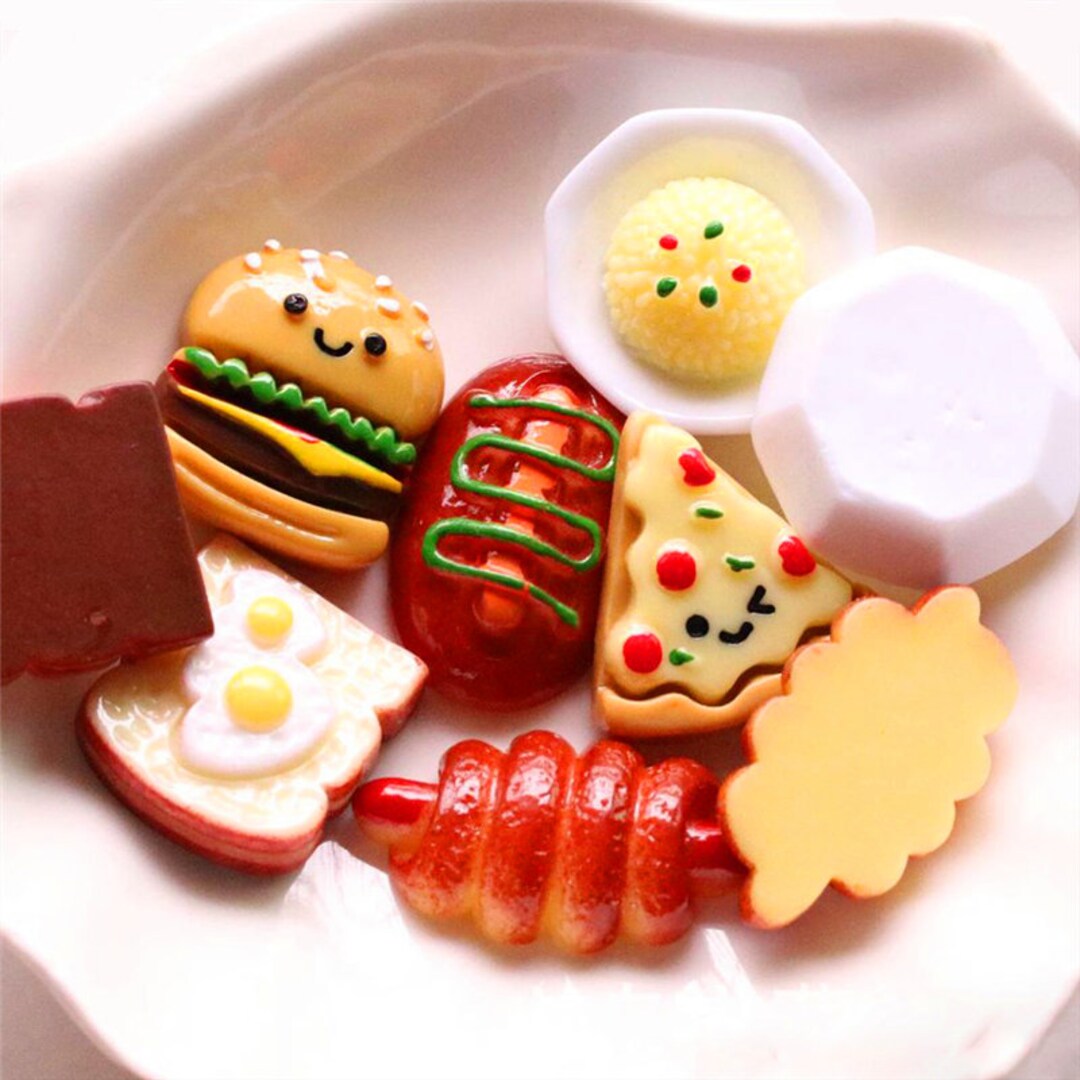 Resin Mini Food Ornaments: Dollhouse Miniatures (22-28MM) - Etsy