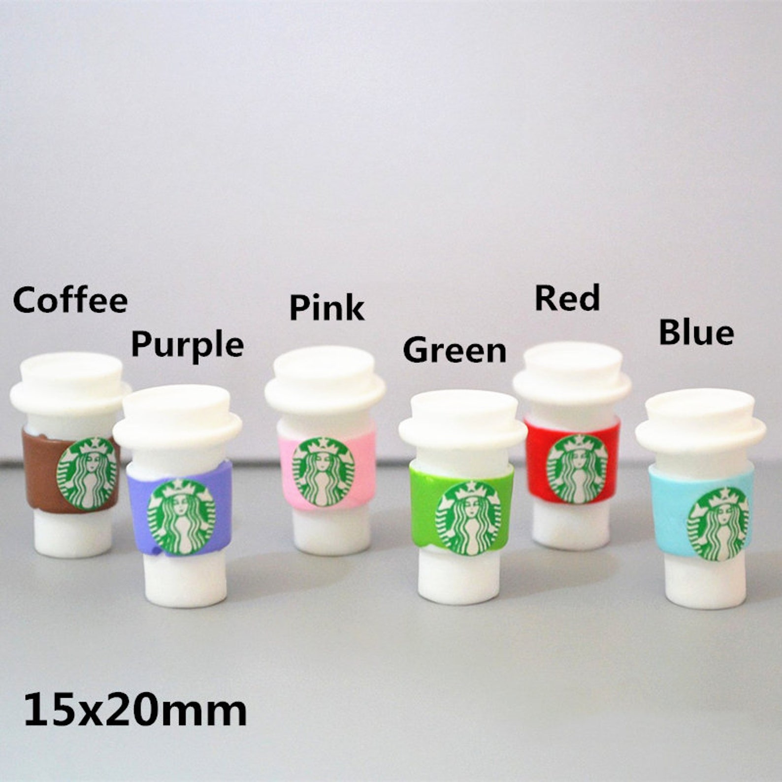 Resin Coffee Cup Cabochons: Phone Case Decoration Supplies (20*15mm) - Etsy