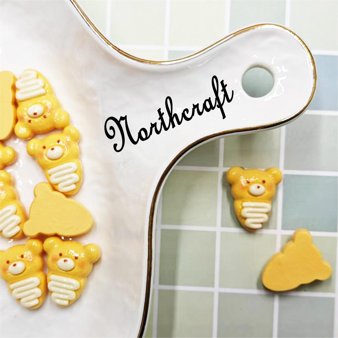 Bear Bread Resin Cabochons: Food Charms (23x20x9mm) - Etsy
