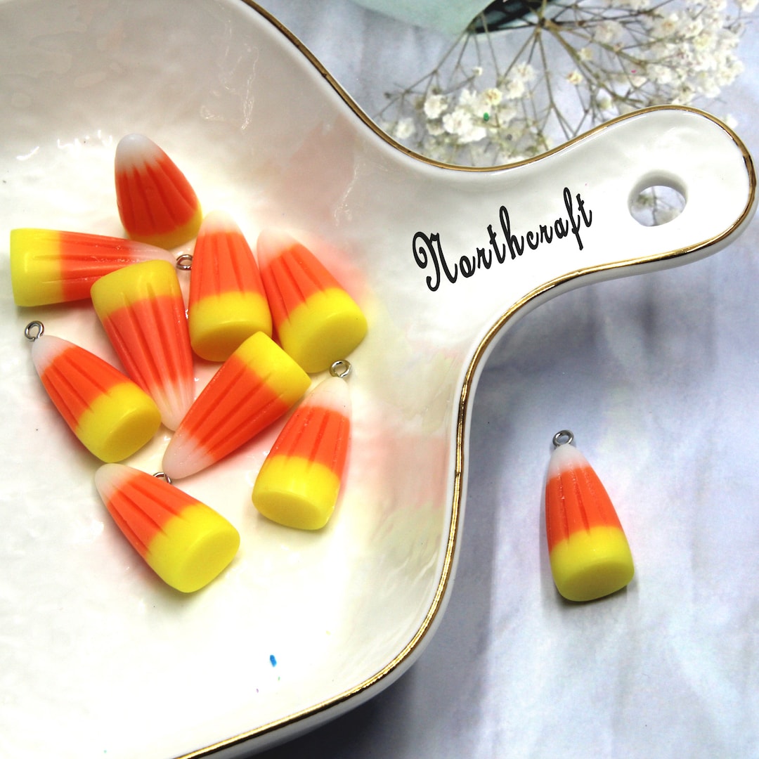 Halloween Candy Corn Resin Cabochons (14x30mm) - Etsy