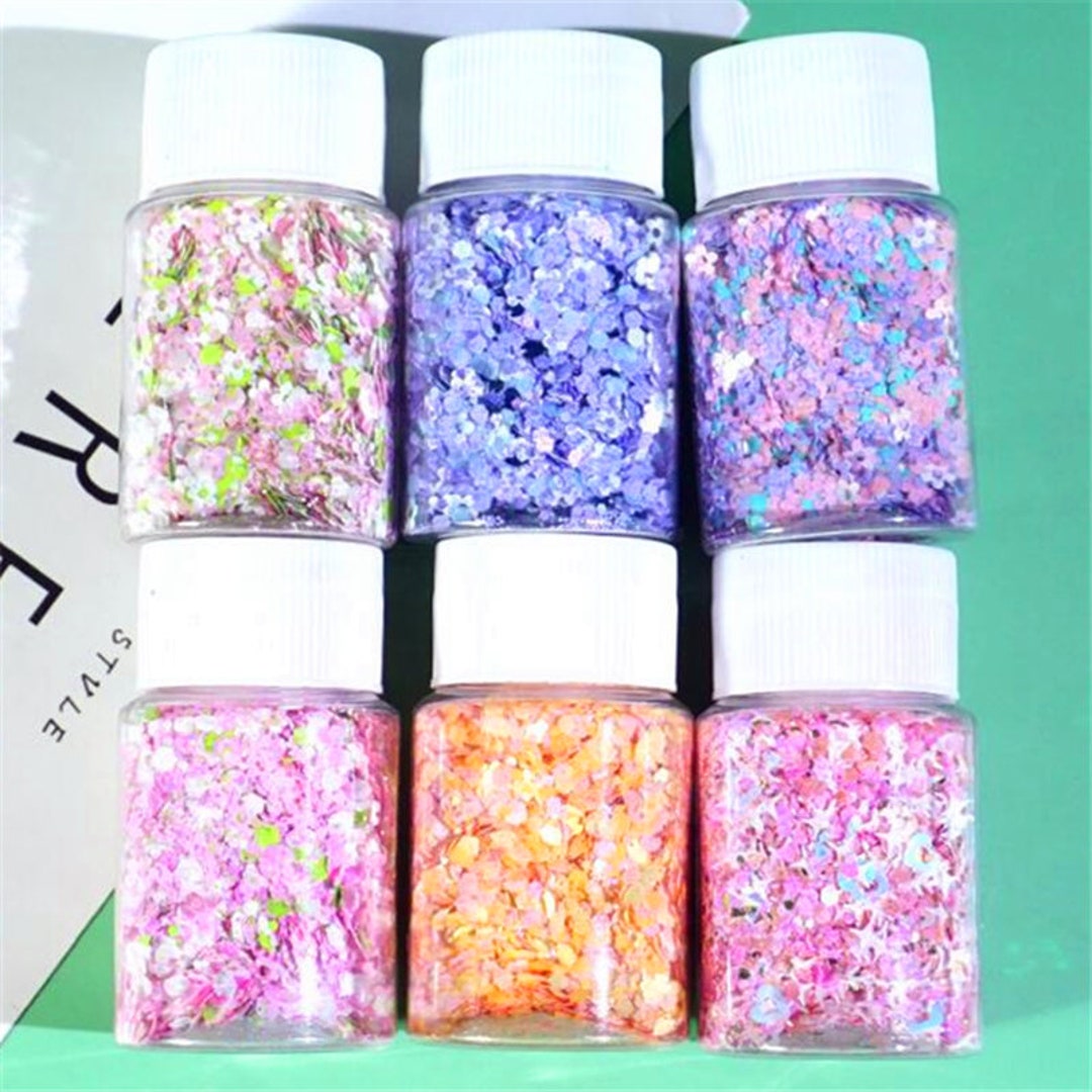 Shimmering Linen Glitter Garden of Spring Series DIY Dropping Glue ...