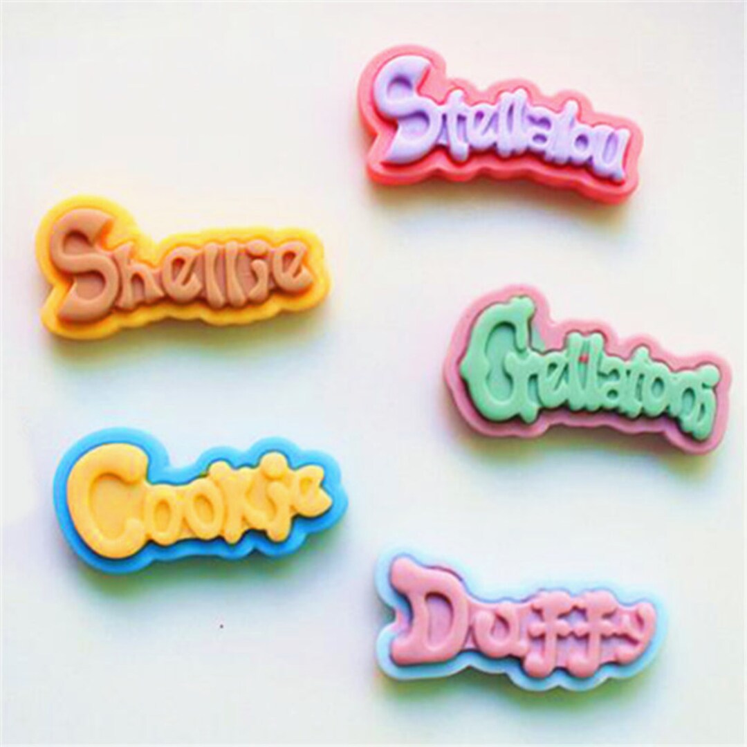 Word Resin Cartoon Simulation Fake Food for DIY Jewelry Making Crafts ...