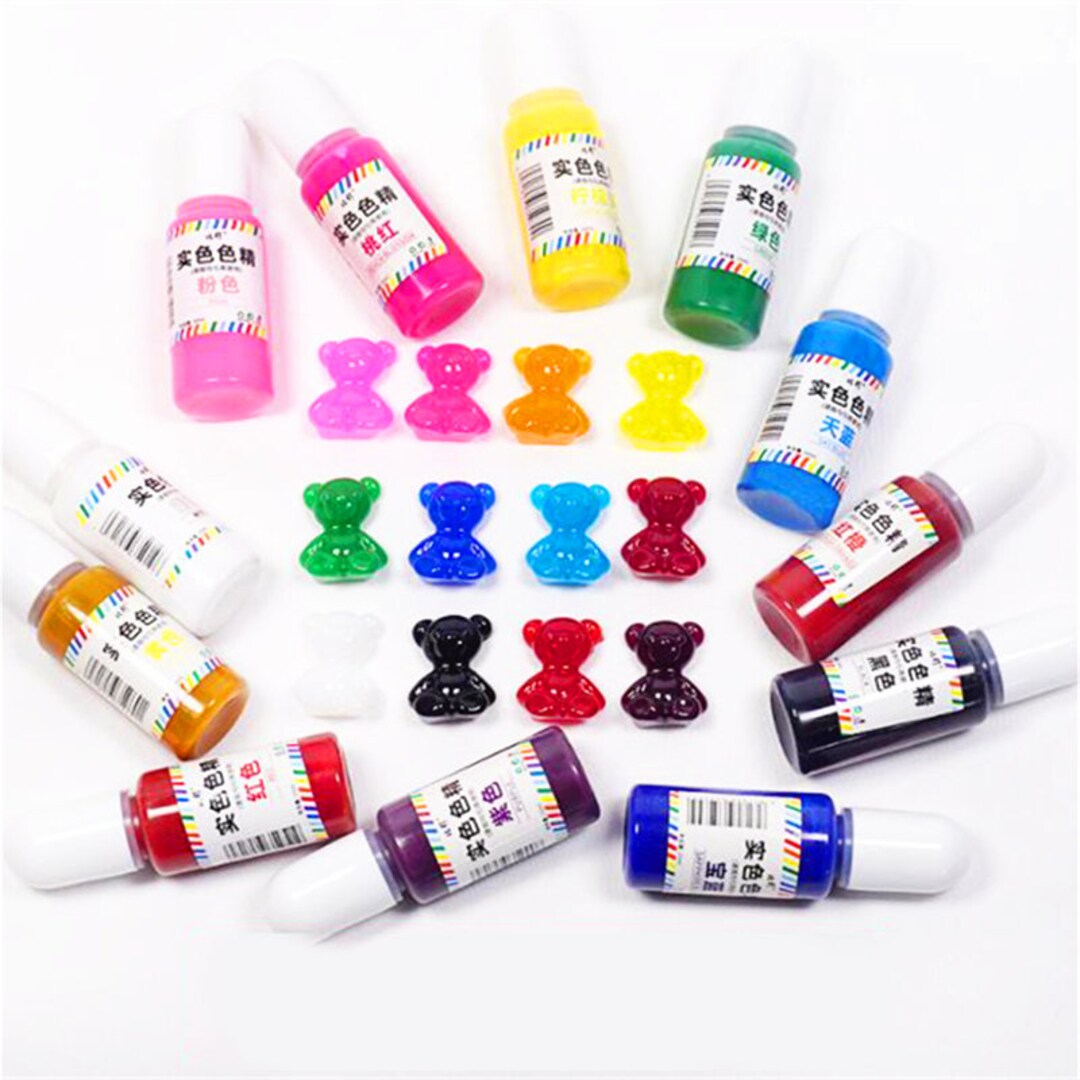 Resin Dye Pigment: 12 Solid Colors for DIY Resin Art - Etsy