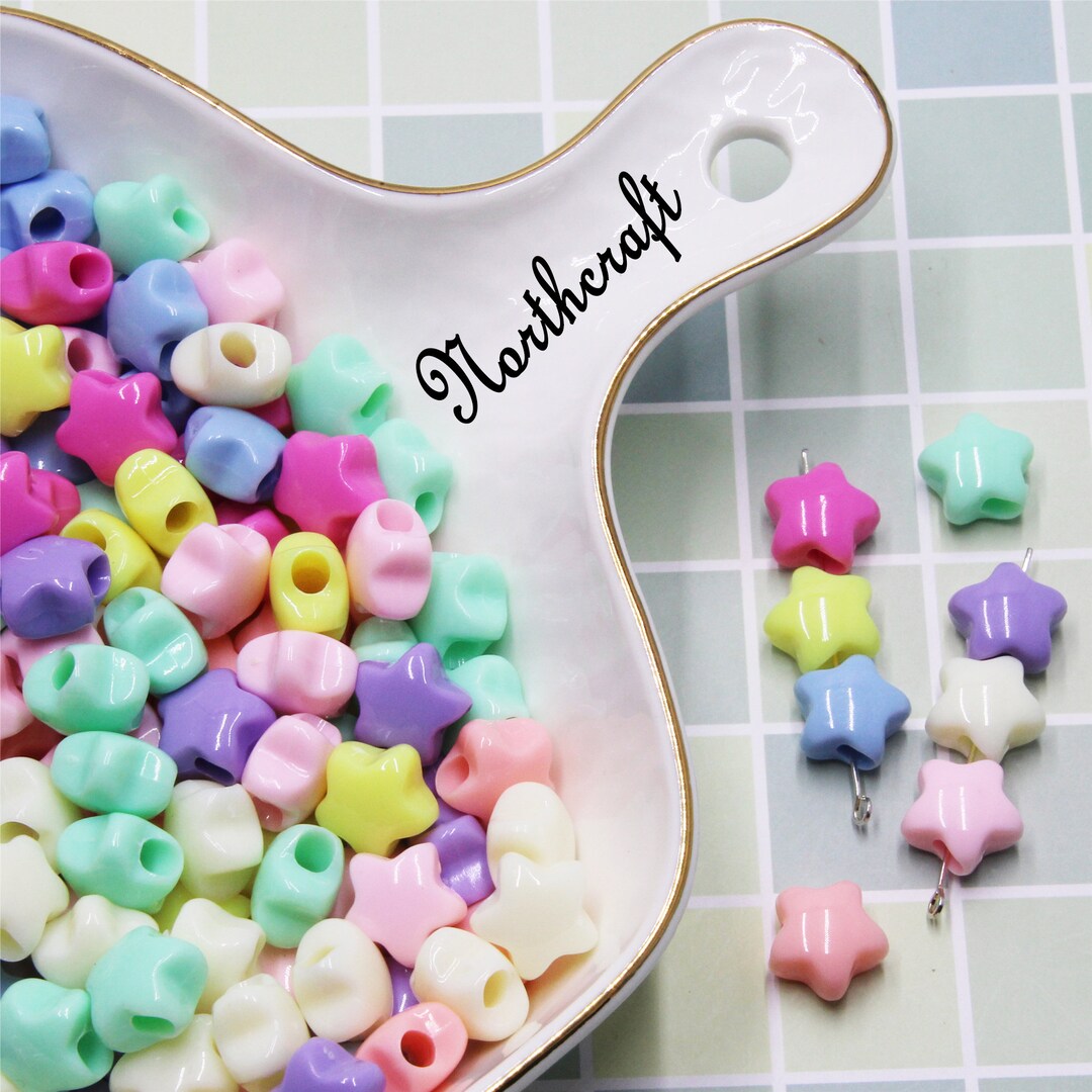 Solid Star Beads |star Beads | Solid Beads |resin Beads |acrylic Beads ...