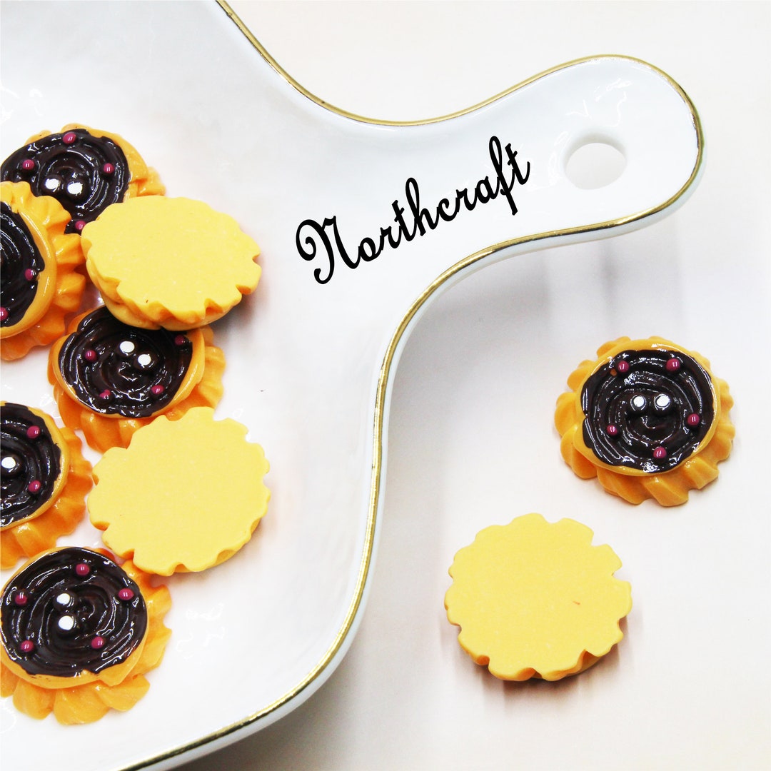 Red Bean Bread Resin Cabochons: 3D Food Charms (28x29x9mm) - Etsy