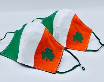 Irish Flag Mask - Etsy