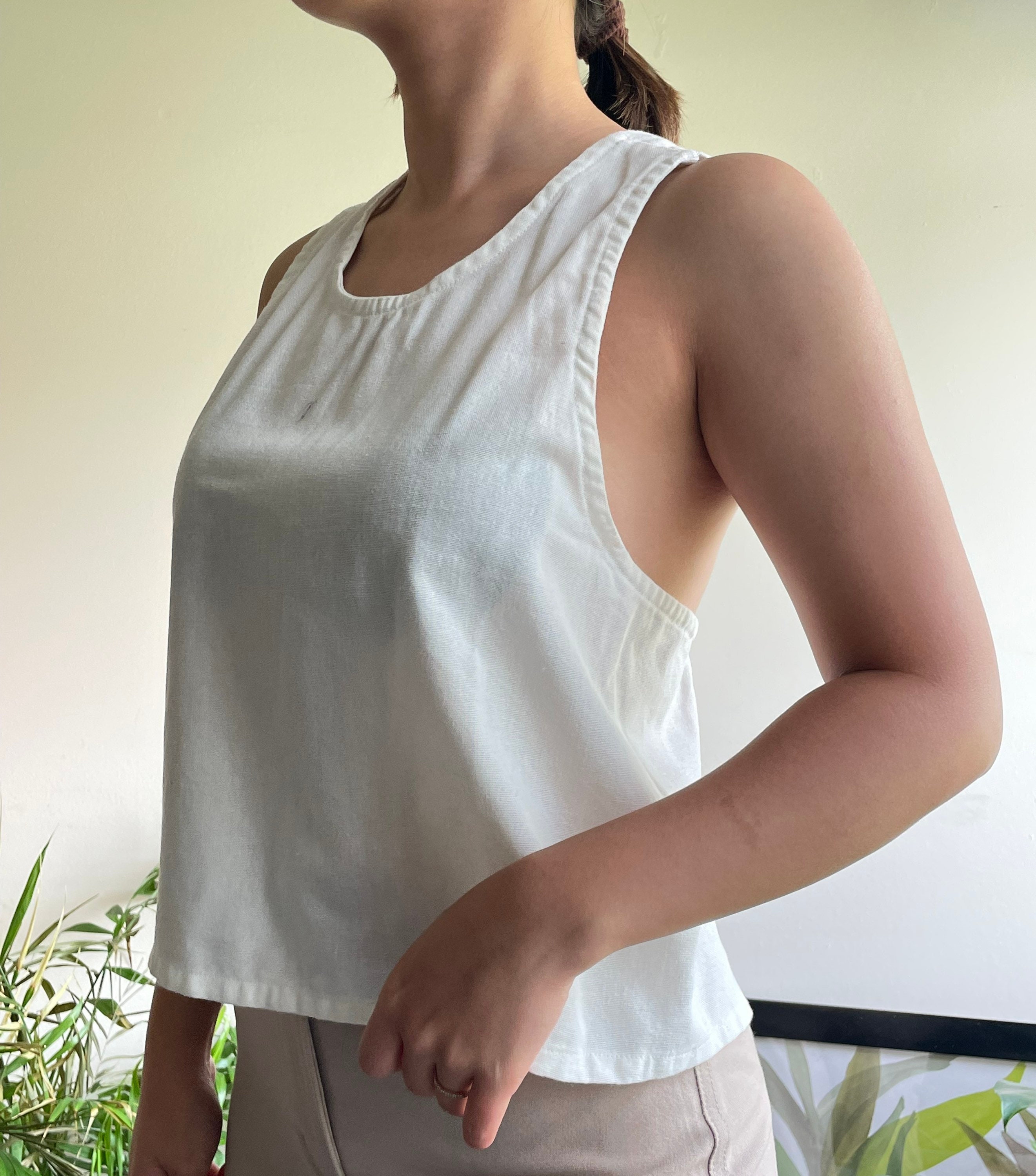 Kaia Linen Criss Cross Back Linen Top - Etsy