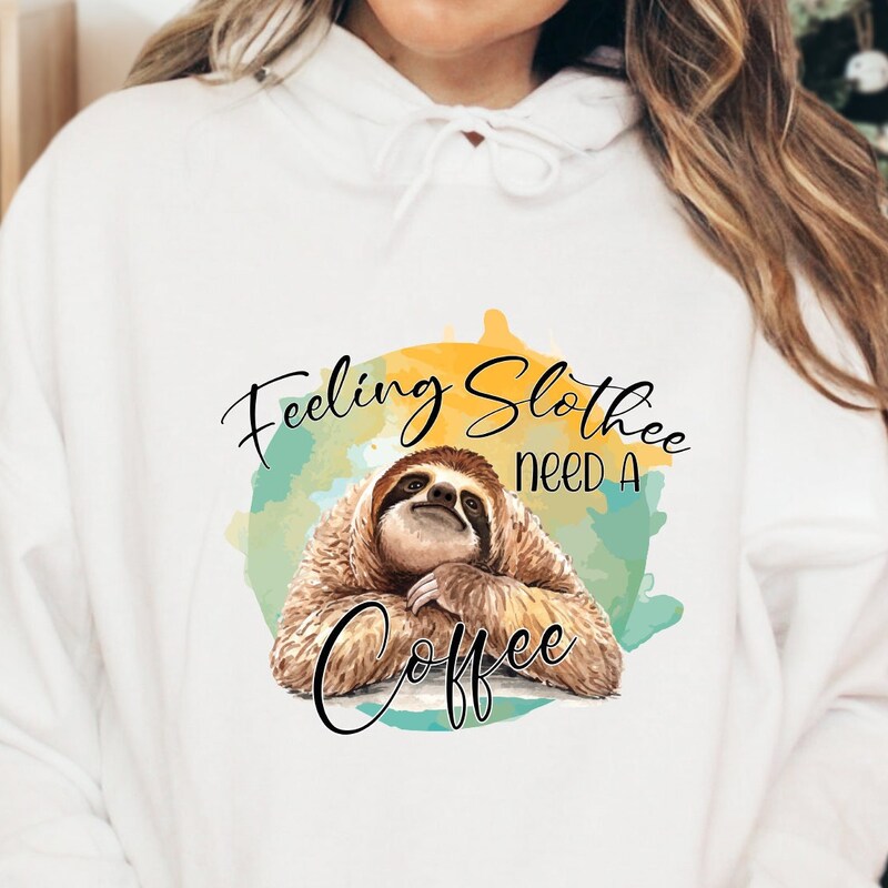 Sloth Hoodie - Etsy