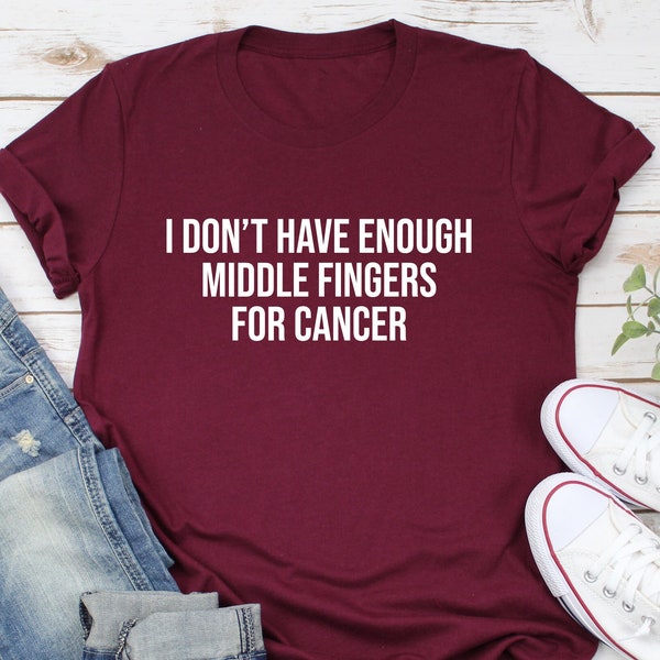 Middle Fingers Cancer - Etsy