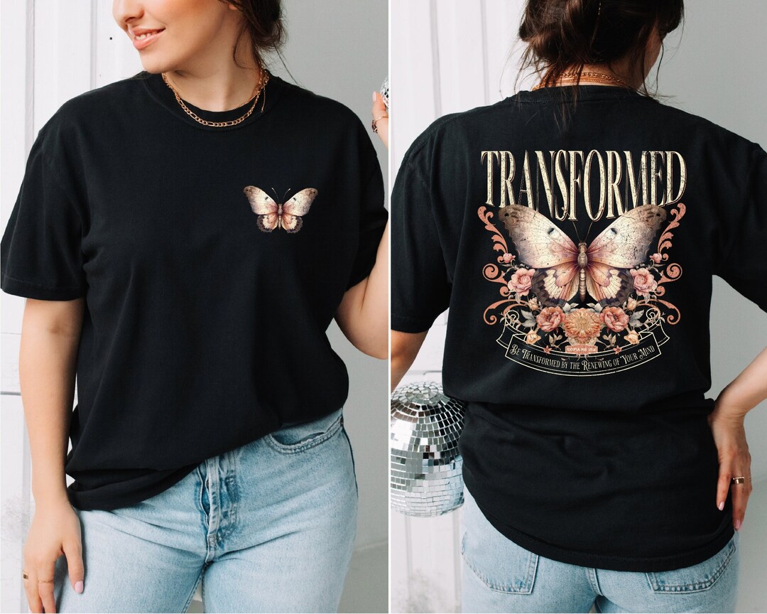 Be Transformed Romans 12:2 Shirt, Christian Shirt, Religious Shirt ...