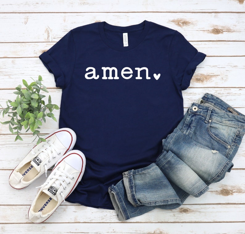 Amen Shirt Faith Cross Shirt Christian Shirts Faith Shirts - Etsy