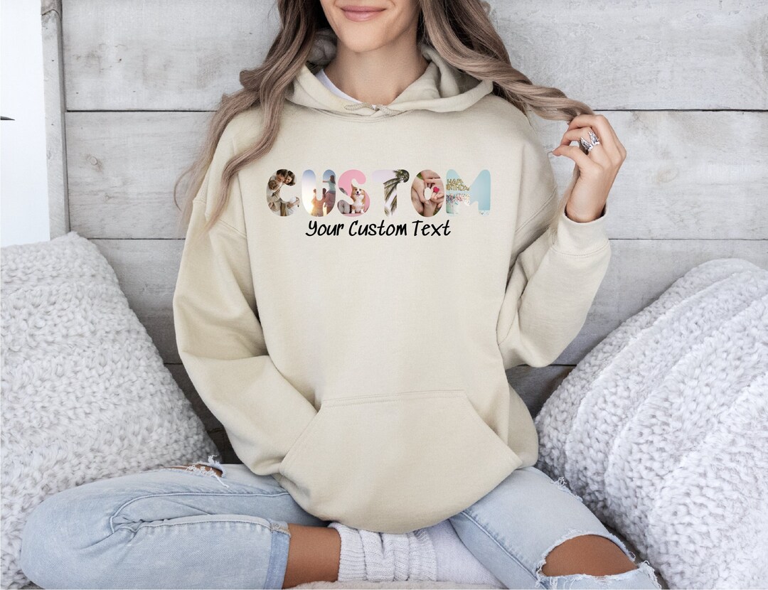 Custom Photo Hoodie, Custom Photo Sweatshirt, Custom Hoodie Graphic ...