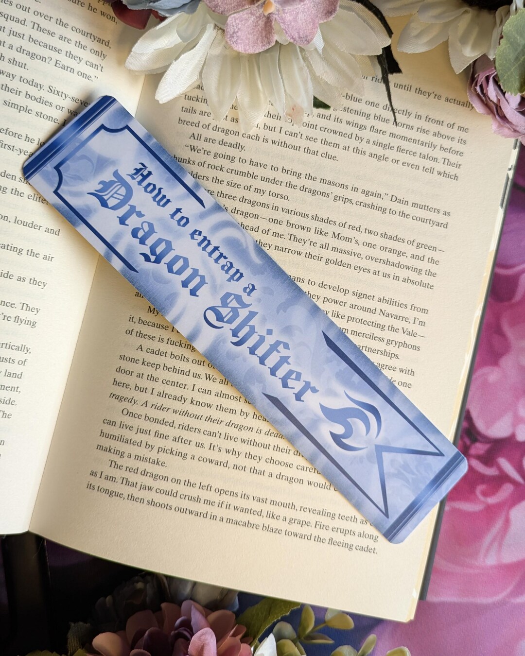 How to Entrap a Dragon Shifter Book Spine Bookmark - Etsy