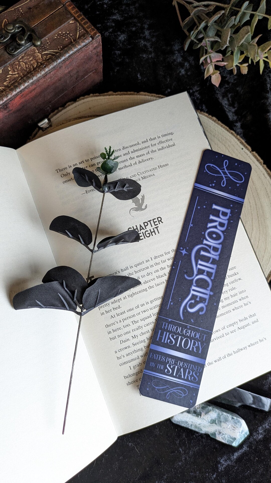 Prophecies Book Spine Bookmark - Etsy