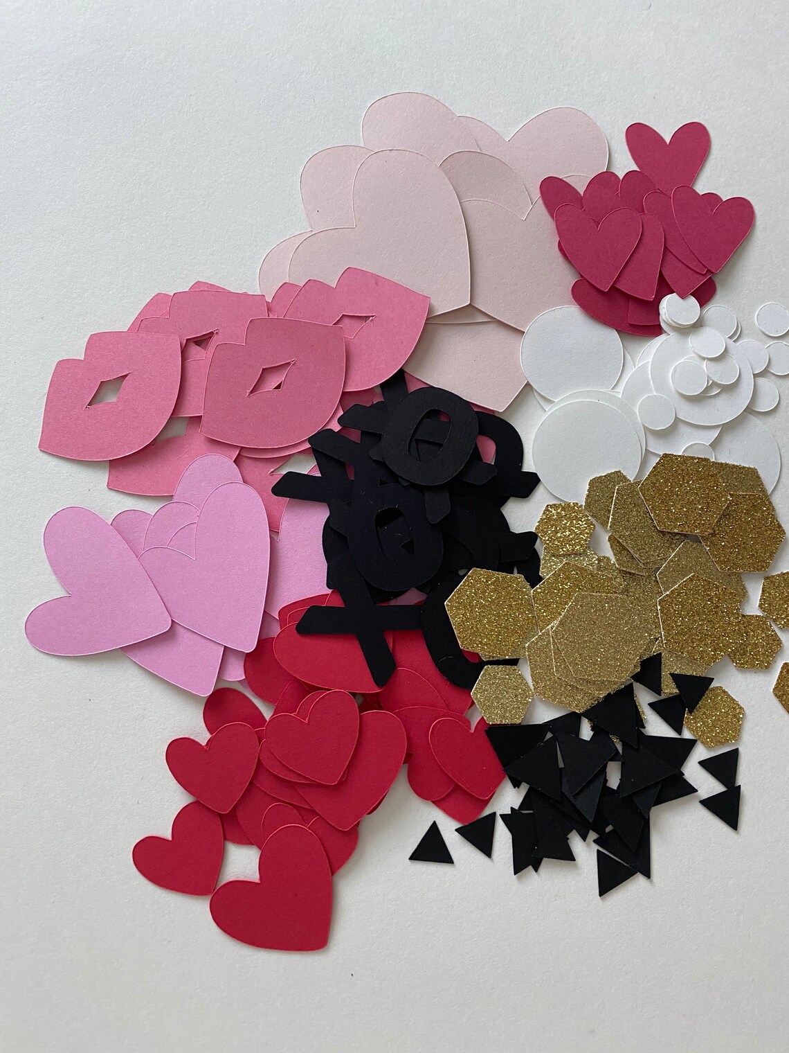 Valentine Confetti XO Confetti Lip Confetti | Etsy