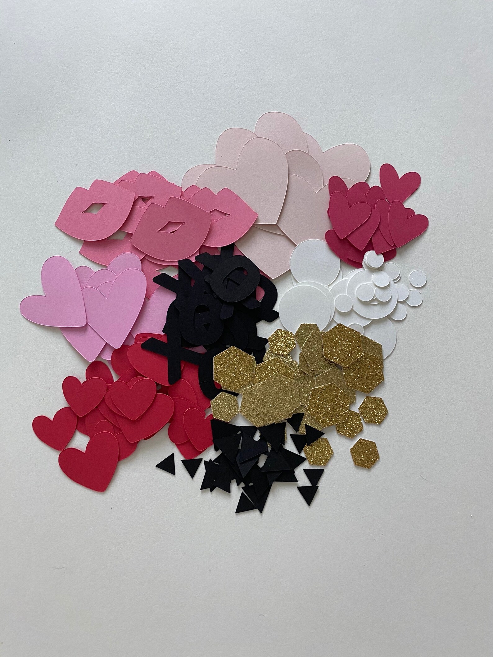 Valentine Confetti XO Confetti Lip Confetti | Etsy