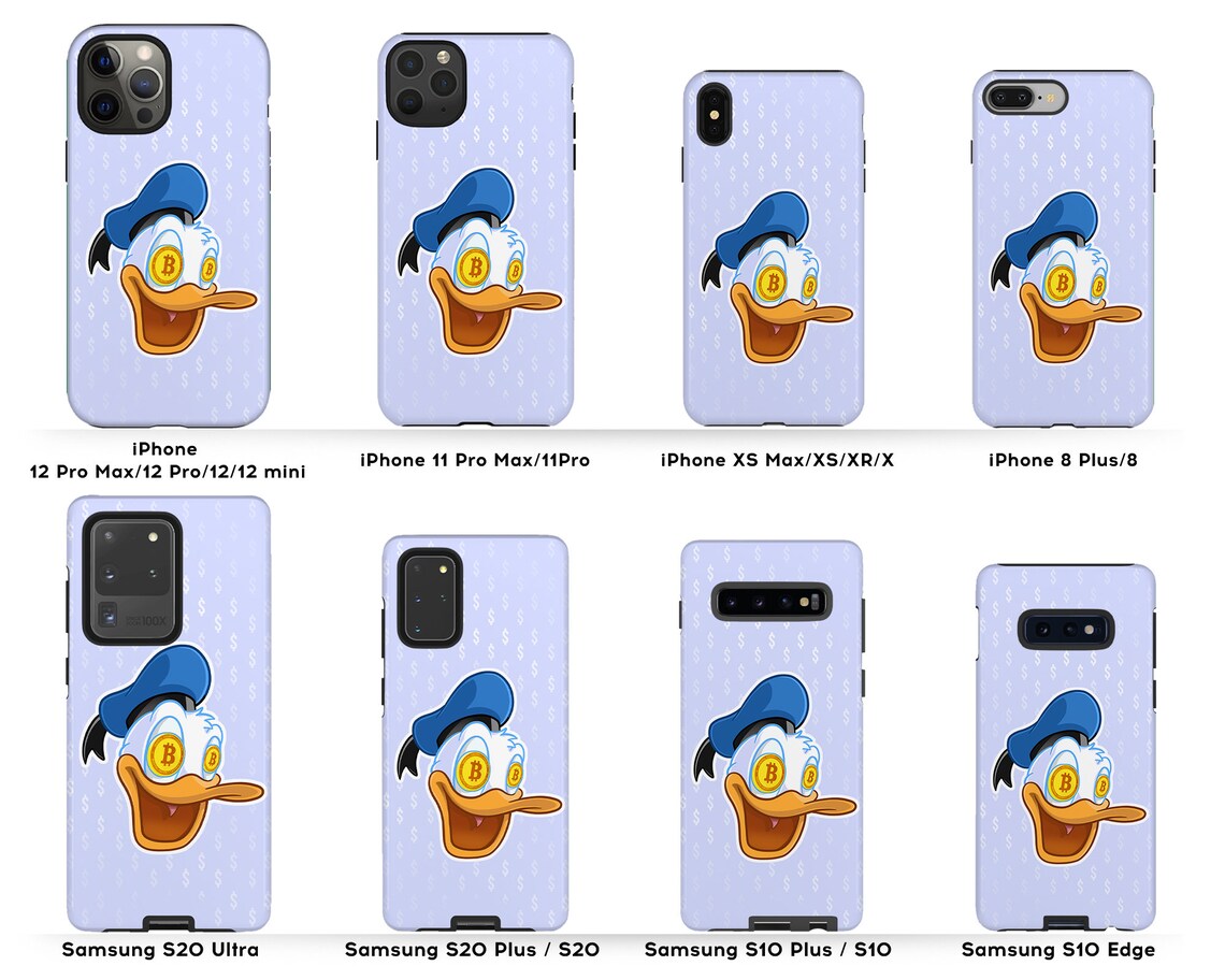 Donald Duck Design phone case Donald Duck art case Disney | Etsy