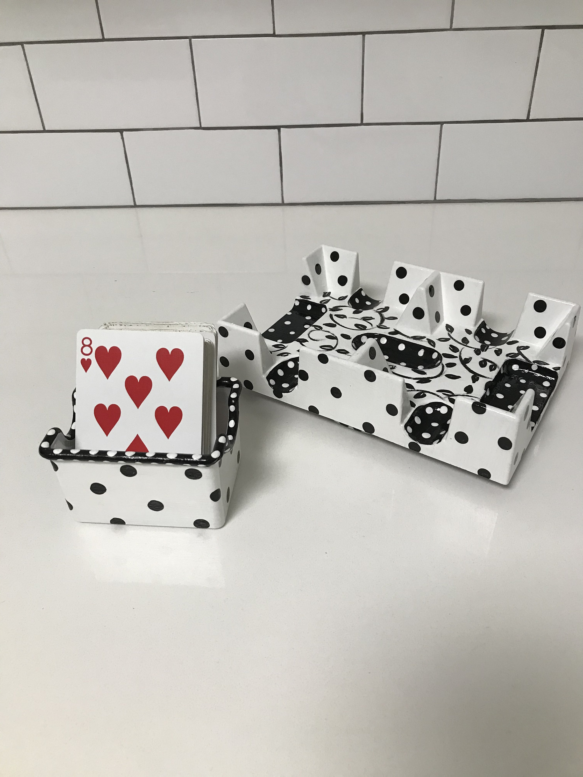 2 Piece Canasta Set - Etsy