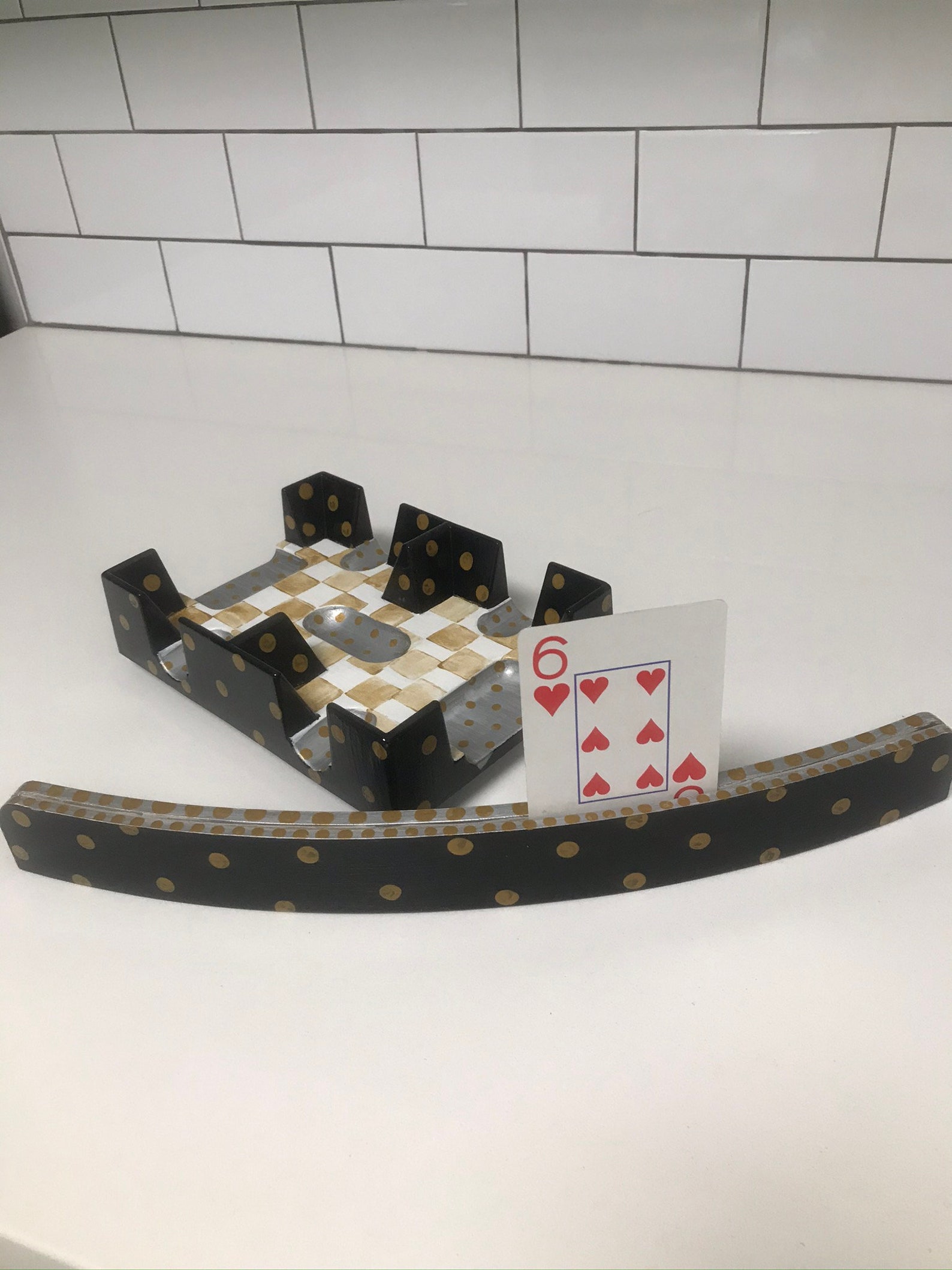 Canasta Tray Set - Etsy