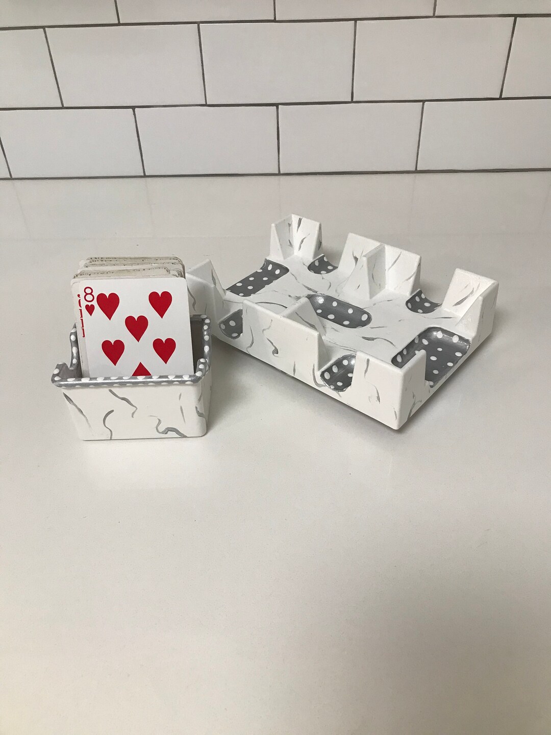 2 Piece Canasta Set - Etsy