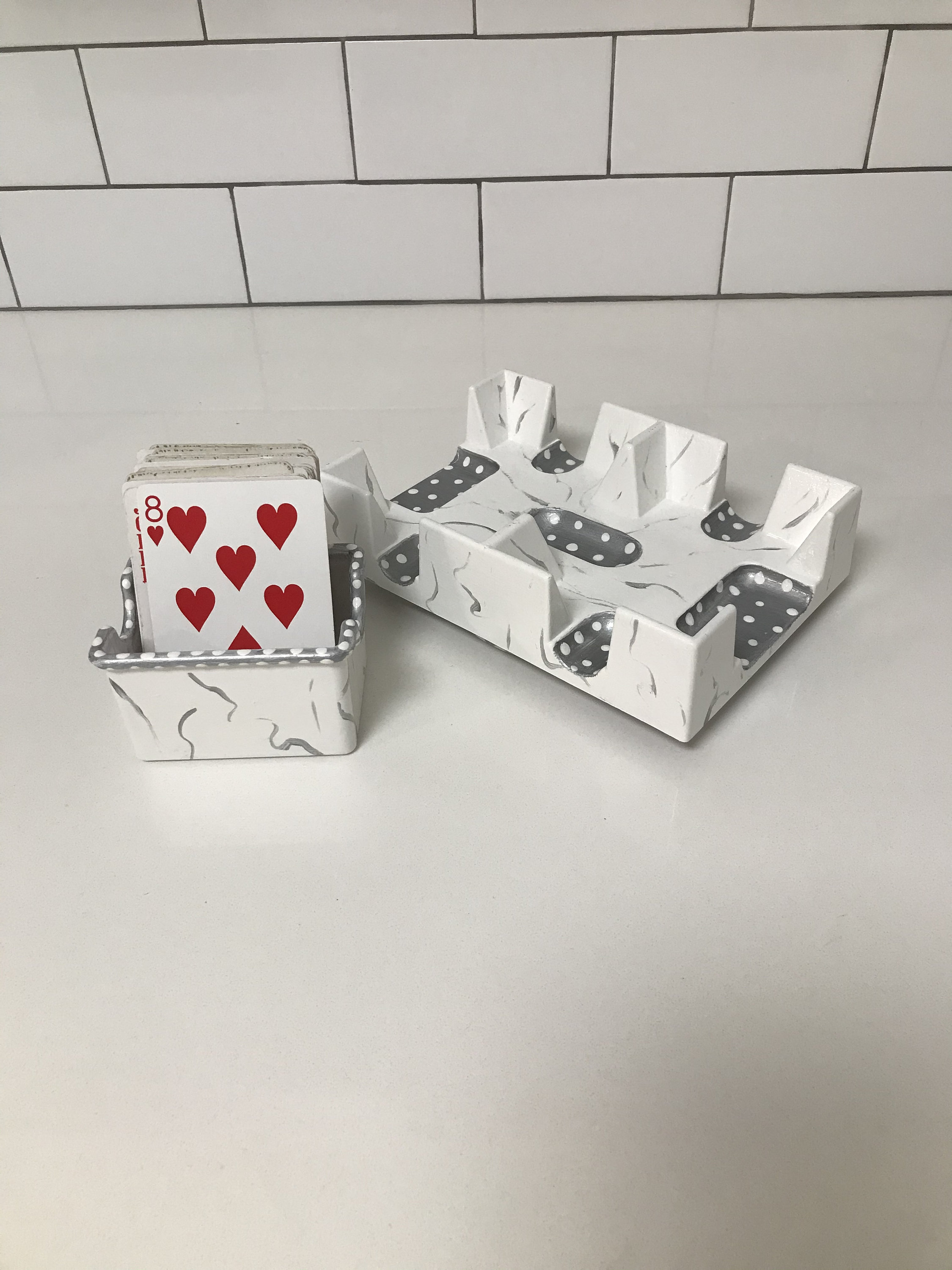 2 Piece Canasta Set - Etsy