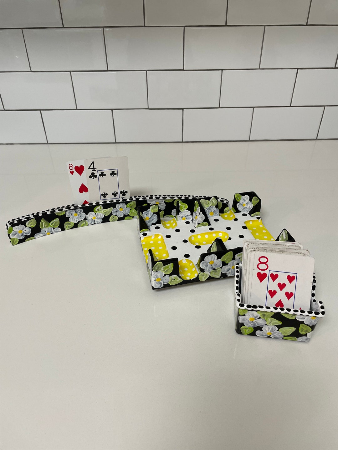 3piece Canasta Set - Etsy