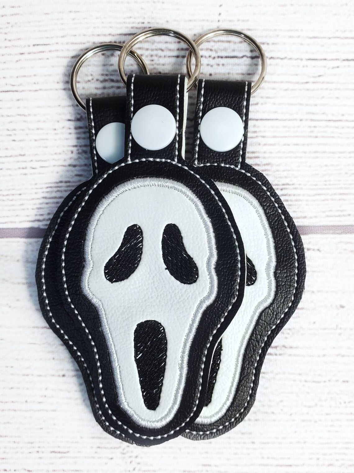 Ghostface Keychain Scream Ghost Face Horror Keychain for - Etsy