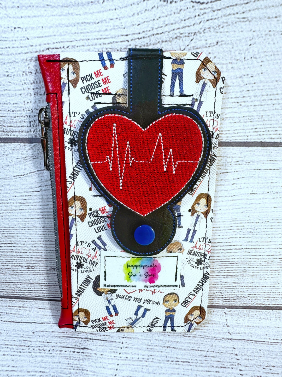 Medical Wallet, Greys Anatomy Theme, Basic Waller, Nurse, Doctor ...