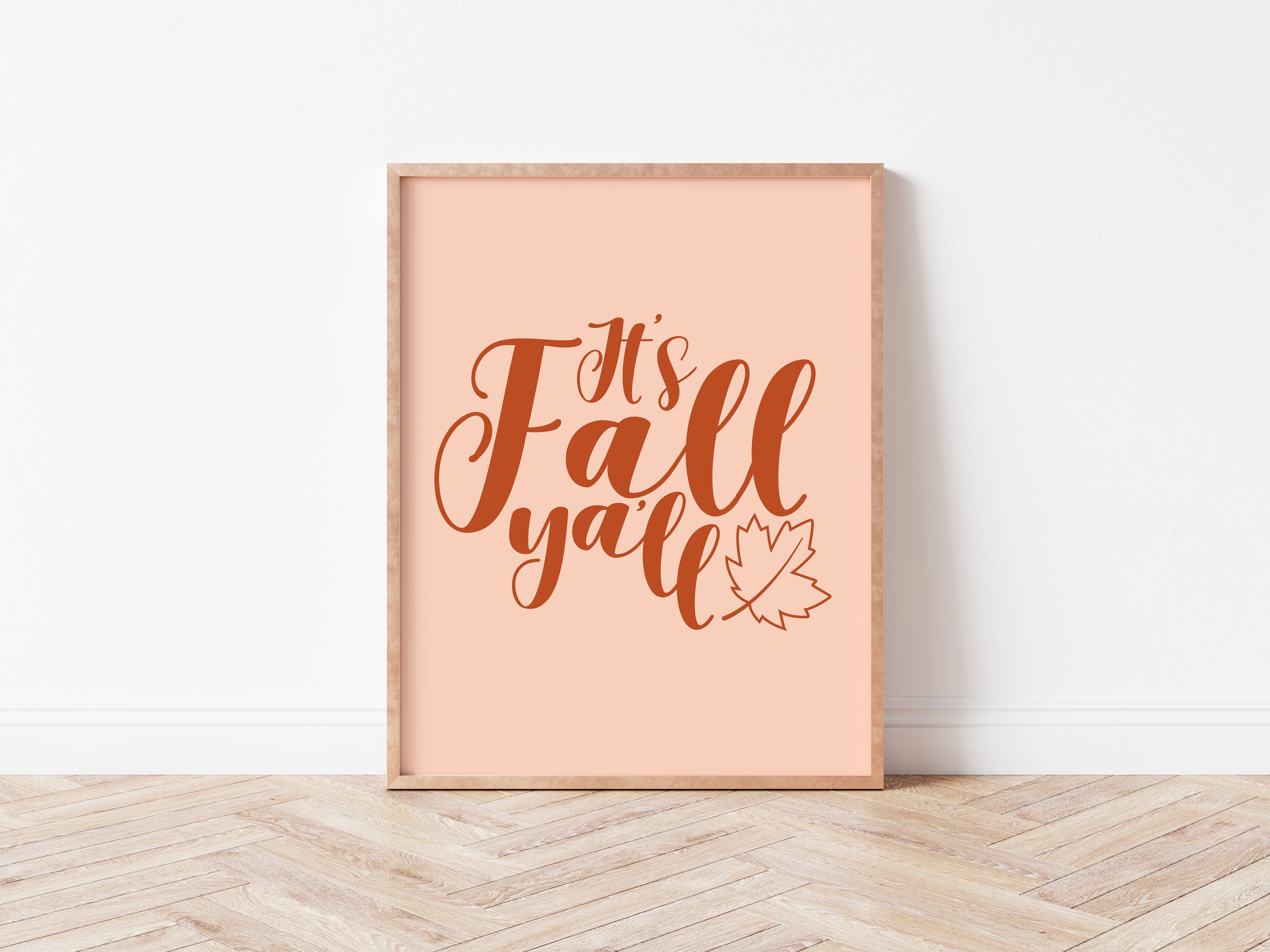 It's Fall Ya'll, Fall Quote Artwork, Custom Fall Artwork, Autumn Wall ...