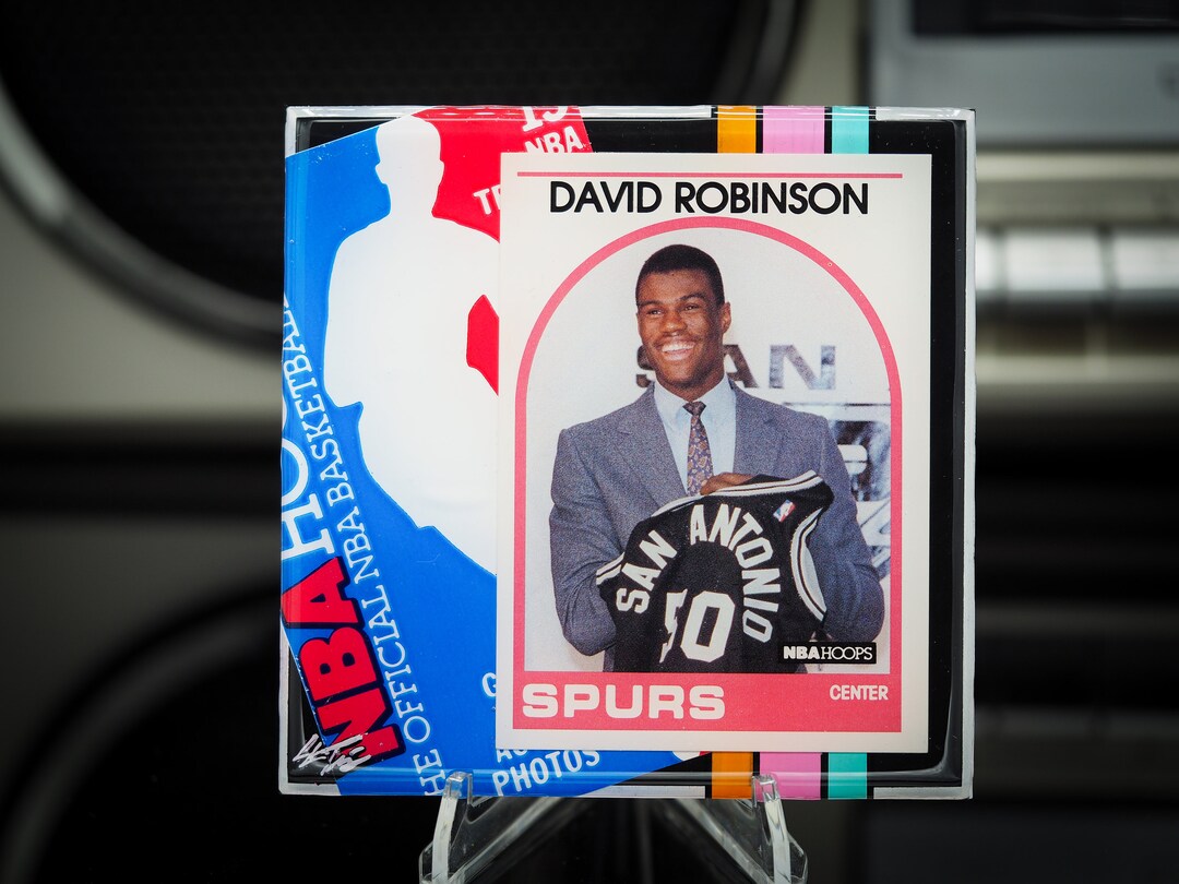 David Robinson Rookie Classic Card Tile Coaster - San Antonio Spurs ...