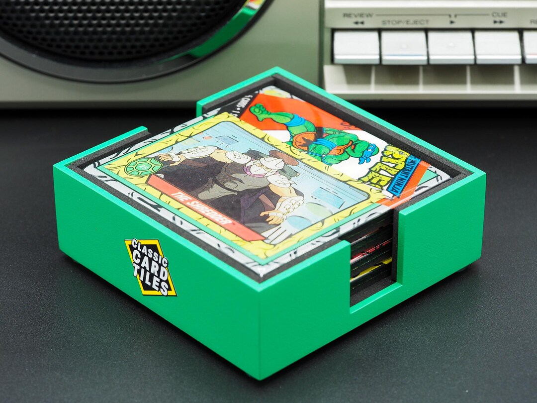 Teenage Mutant Ninja Turtles Classic Card Tile Coaster Set of 4 With ...
